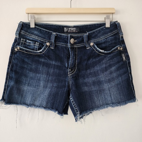 Silver Jeans | Shorts | Silver Jeans Suki Mid Short Jeans Shorts Cut ...